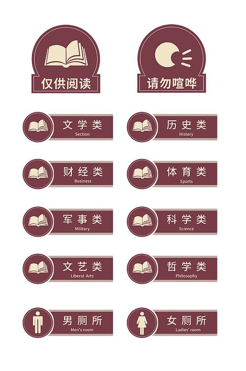 识别图书的标识有图标