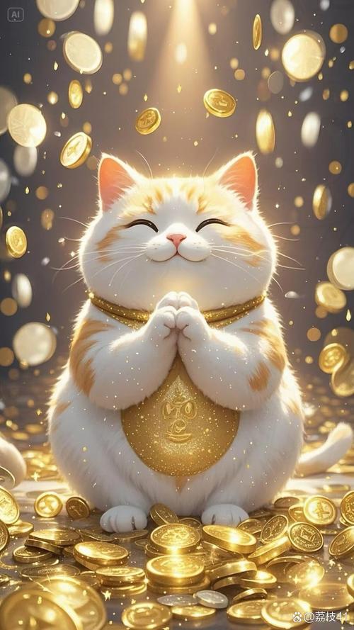 橘猫招财还是黄猫招财图标