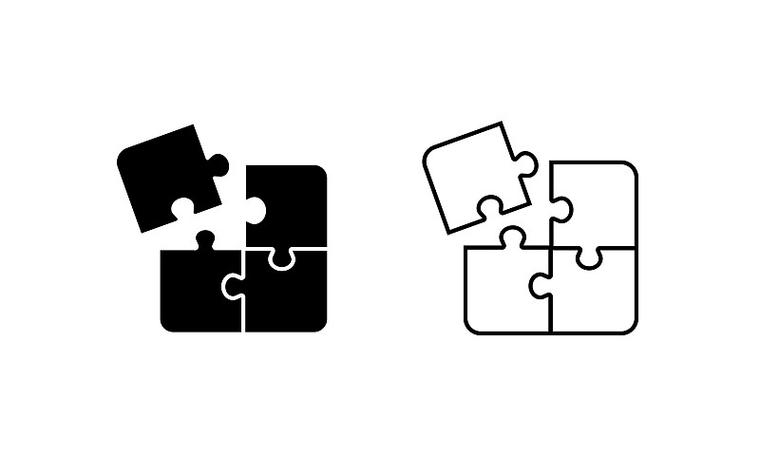 特殊符号拼图案大全图标