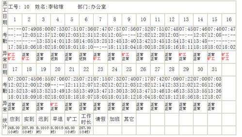 员工打卡机怎么看考勤记录图标