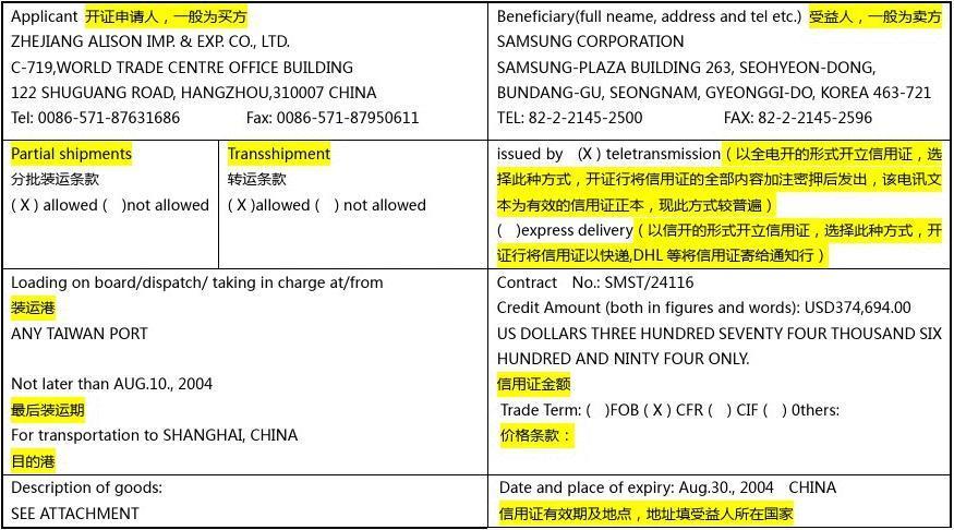 credit application form截图