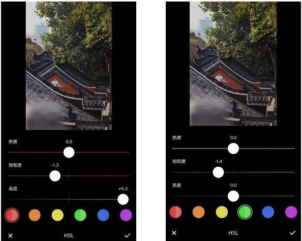 白平衡高低区别图标