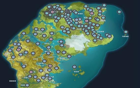 原神pc端地图资源显示截图