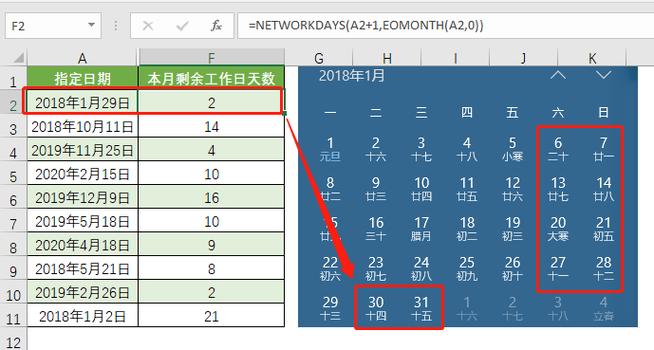 自动计算日期图标