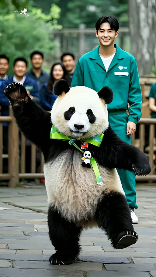 大熊猫跳舞图标