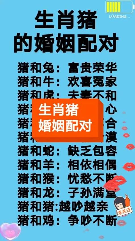 属猪的最佳婚配图标