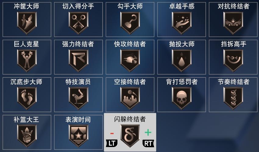 nba2k20终结徽章推荐图标
