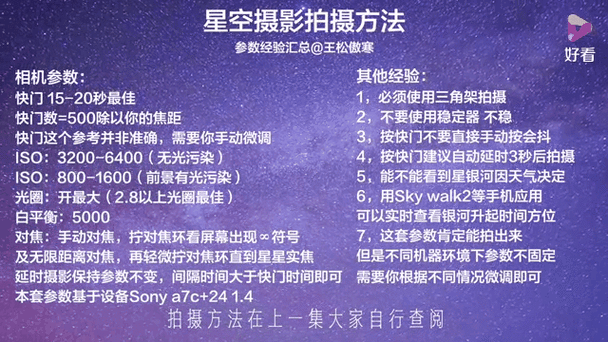 相机星空拍摄参数设置图标
