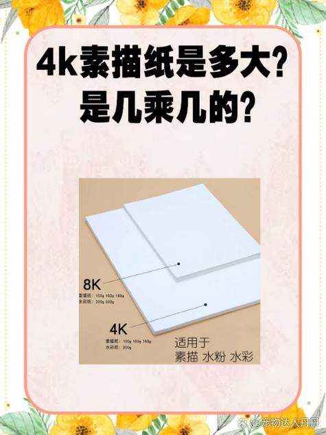 4k画纸是多大尺寸截图