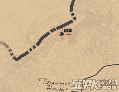 荒野大镖客2地图上金色左轮截图