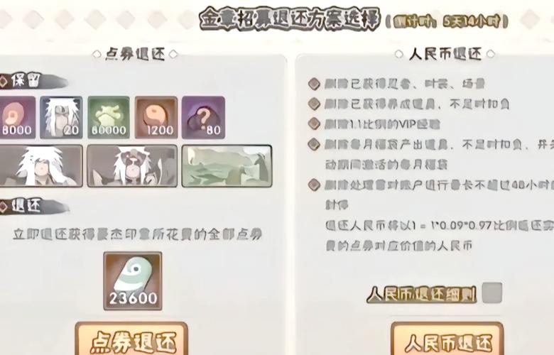 火影退款有什么影响图标