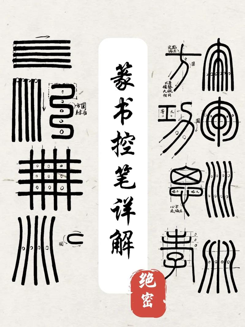 篆籀笔法演示图解截图