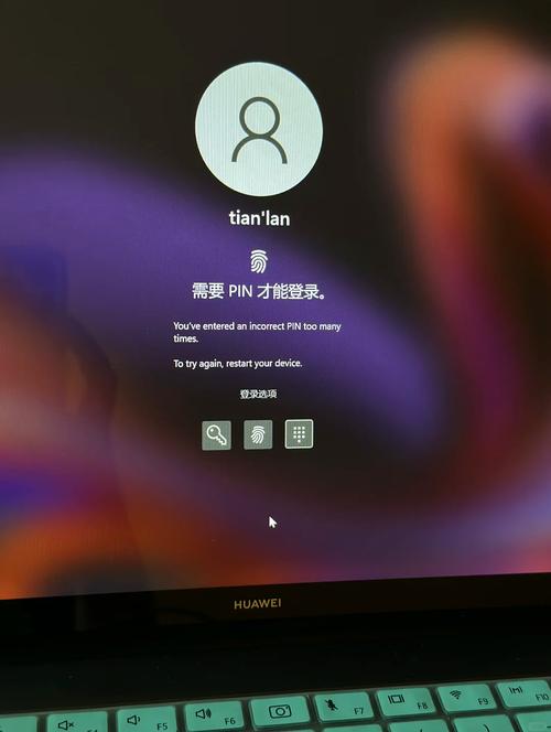 华为电脑pin码是啥截图