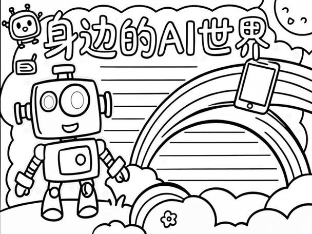 AI手抄报截图