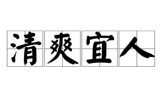 形容人清爽是什么意思图标