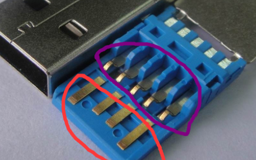 usb里面为什么四条线截图