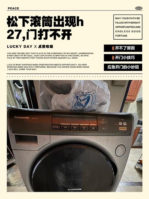 松下滚筒机门打不开图标