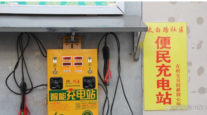 电动车一元快速充电站图标