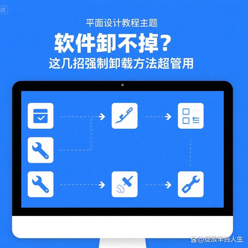 强制卸载图标