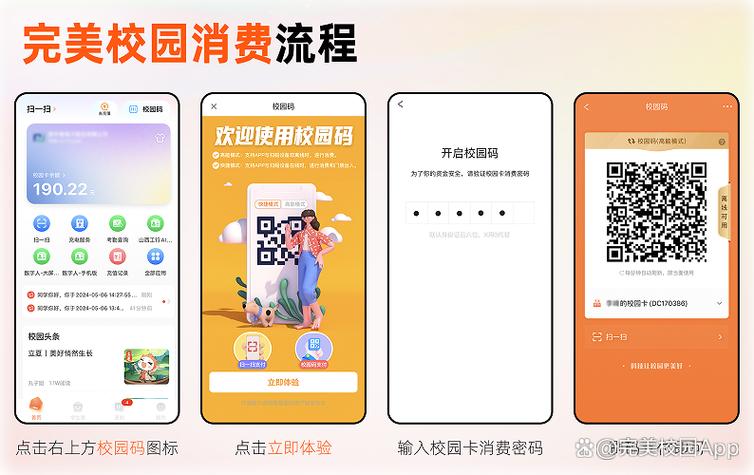 完美校园支付官网的登录方式图标