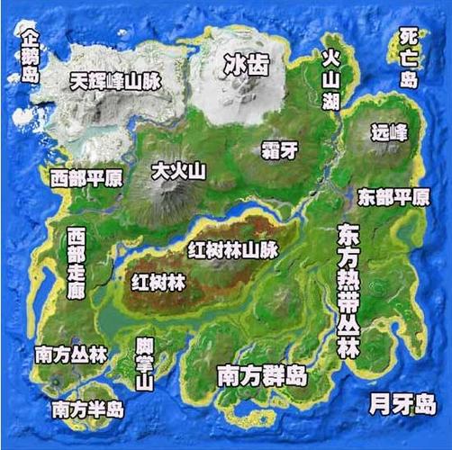 方舟孤岛地图图标