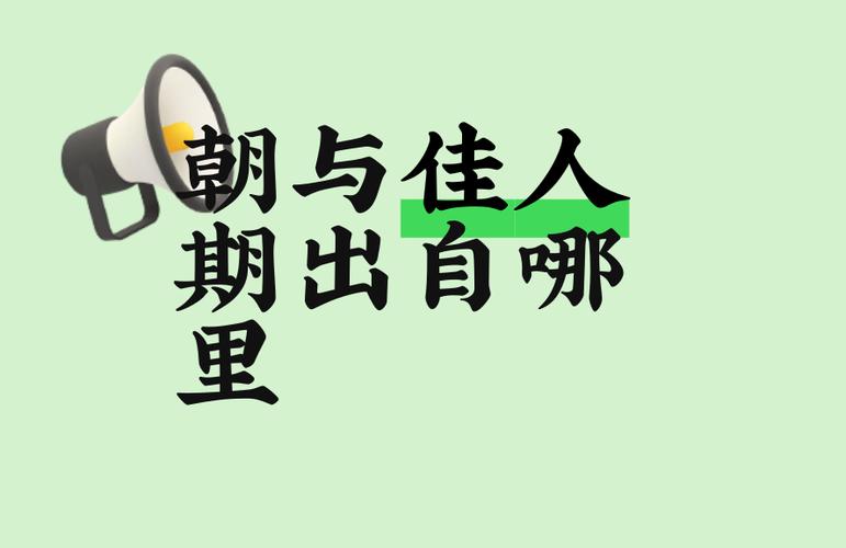 朝与佳人期截图