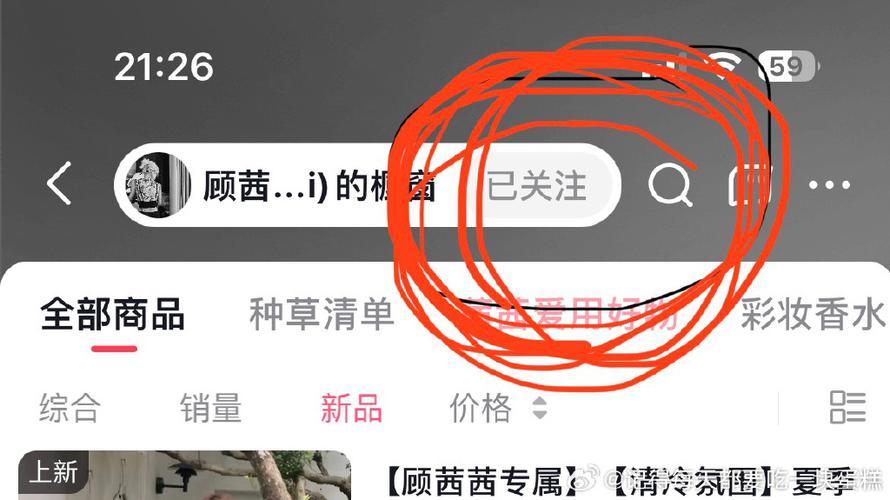 关注的橱窗看不到图标