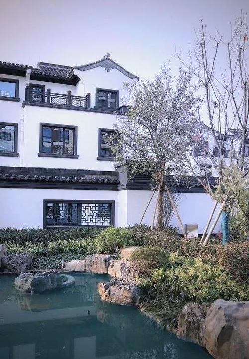 江南园林景观住宅图标