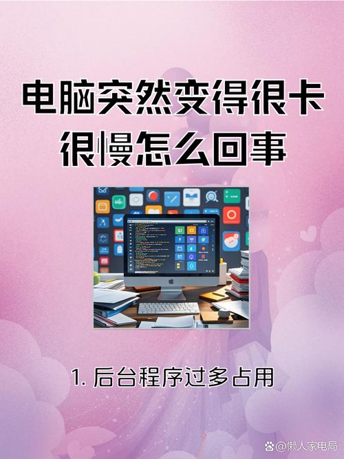 电脑本来不卡的一夜之间变卡了截图