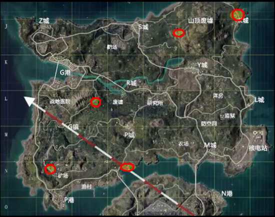 和平精英地下室位置图标