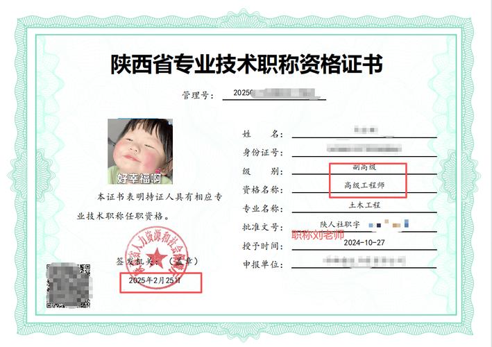 副高级工程师职称