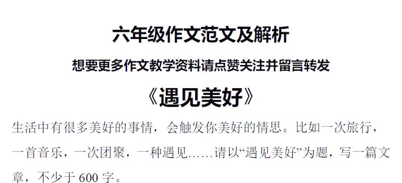 遇见美好作文600字图标