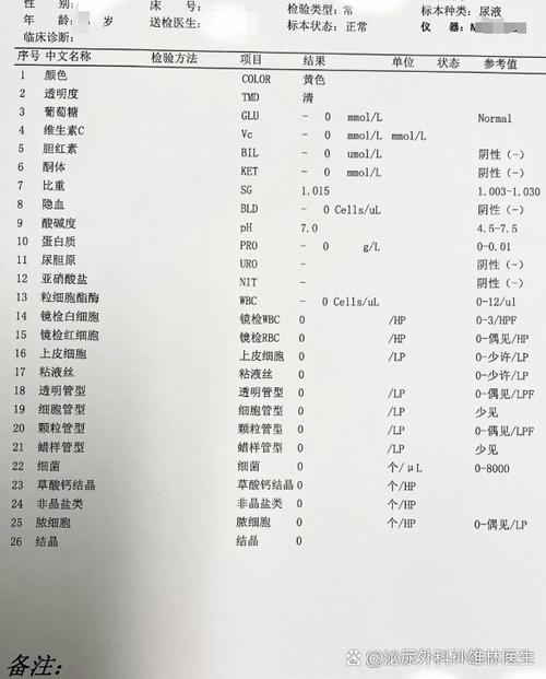 尿检能查出哪些病图标