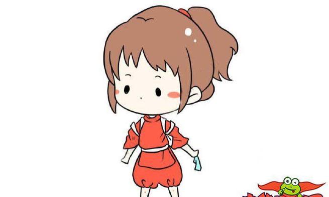 千与千寻卡通画