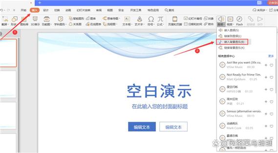ppt里面的音频怎么设置图标