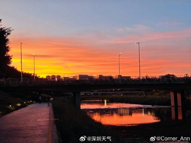 深圳今日晚霞预测