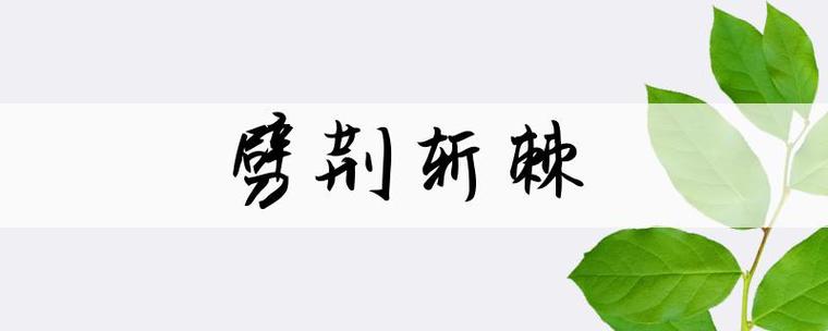 劈荆斩棘和披荆斩棘有什么区别?图标