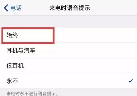 苹果来电语音提示什么意思图标