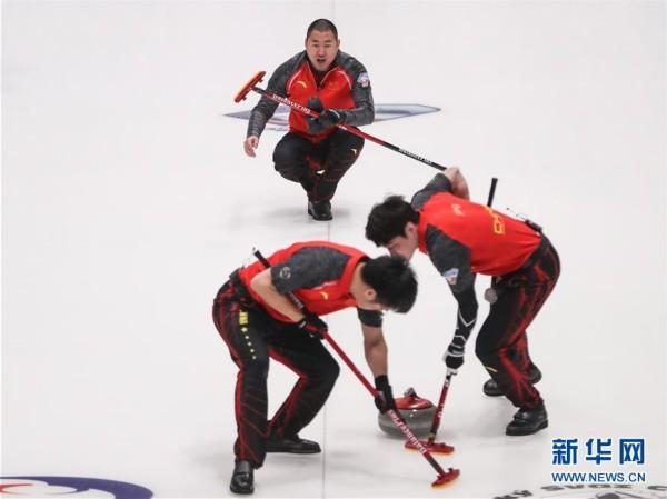 中国男子冰壶队战胜荷兰队图标