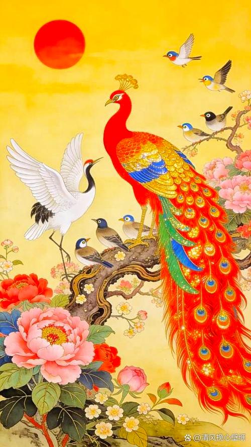 陈思思和孔雀合体画图标