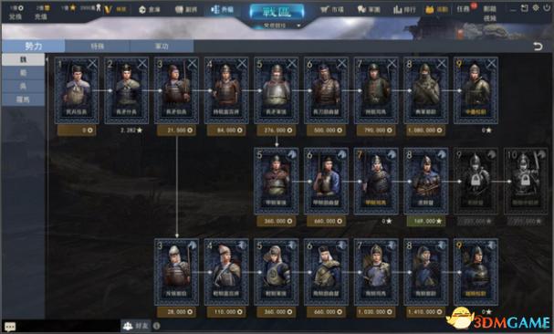 三国志10如何升级兵种图标