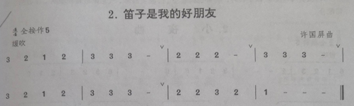 笛子是我们的好朋友简谱图标