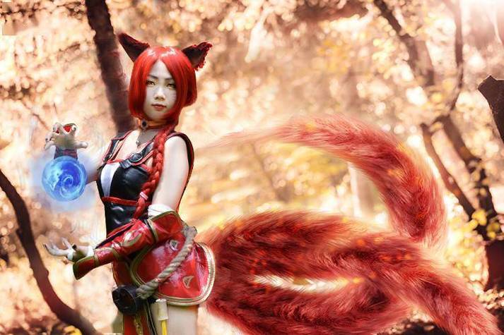 焰尾妖狐阿狸cos