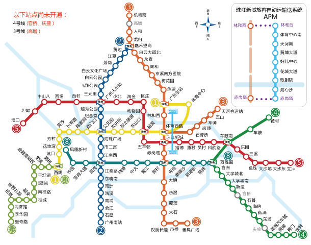 广州地铁地图高清版大图图标