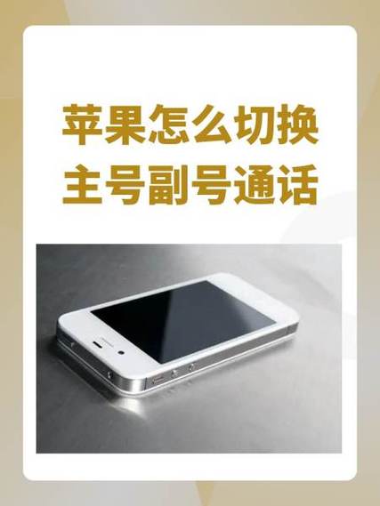 苹果14如何设置主号副号图标