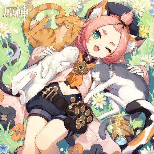 原神芙宁娜猫娘图标