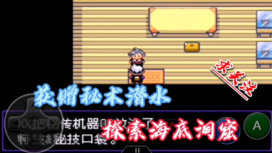 口袋妖怪拿到潜水术后干什么?图标