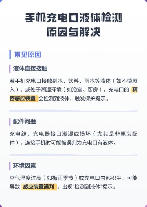 手机充电显示充电口有液体怎么办图标
