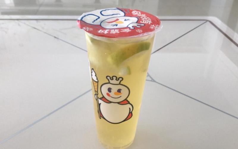 蜜雪冰城柠檬绿茶图标