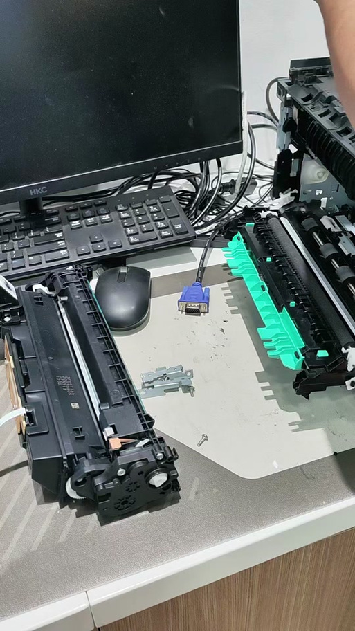 惠普打印机卡纸拆机图解截图